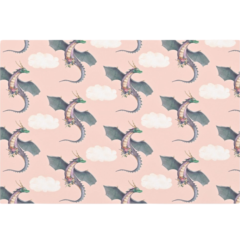 Premium Single Sheet Wrapping Paper- Dragon – Little Peeps