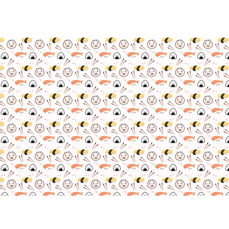 Premium Single Sheet Wrapping Paper- Kawaii Food – Little Peeps