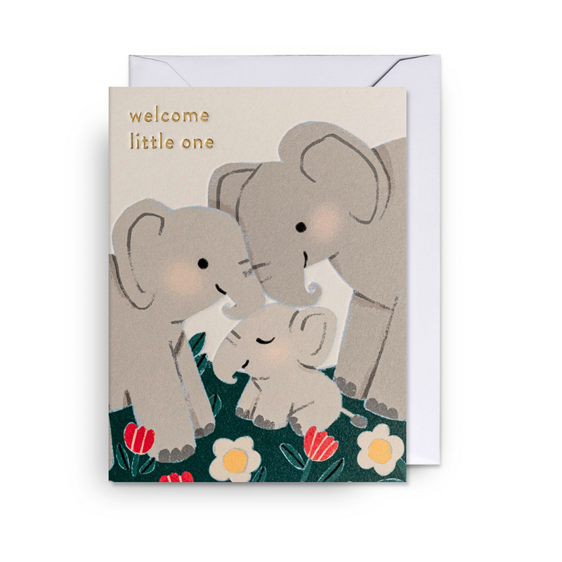 Welcome Little One- Baby Card – Little Peeps
