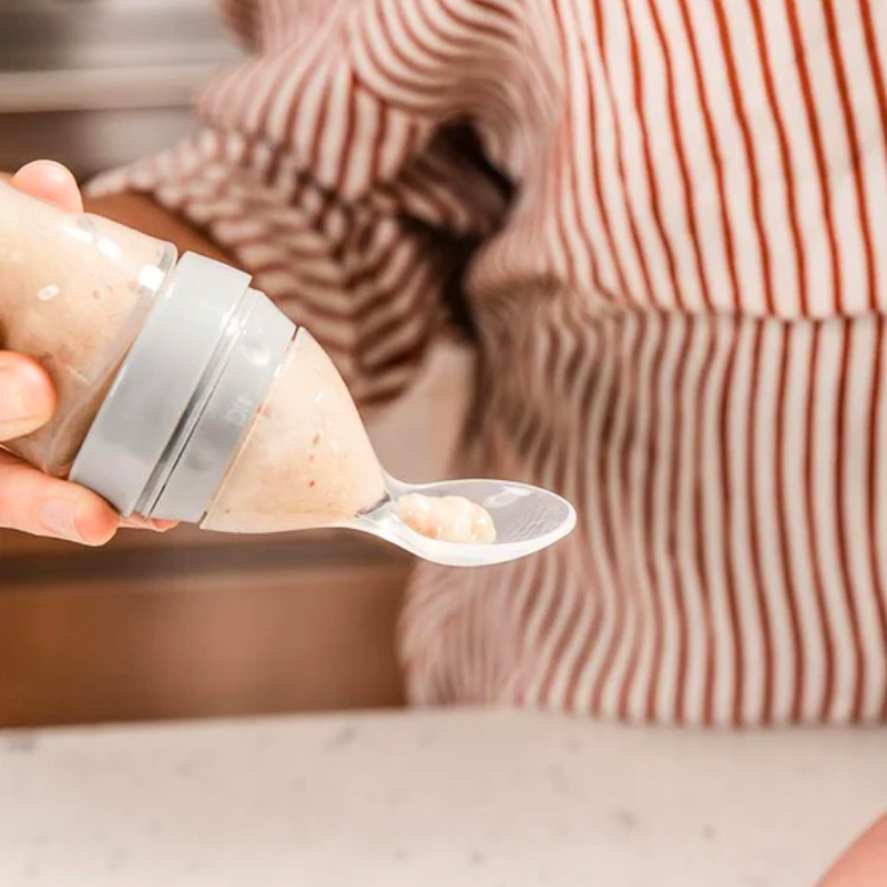 Silicone Baby Food Dispensing Spoon – Little Peeps