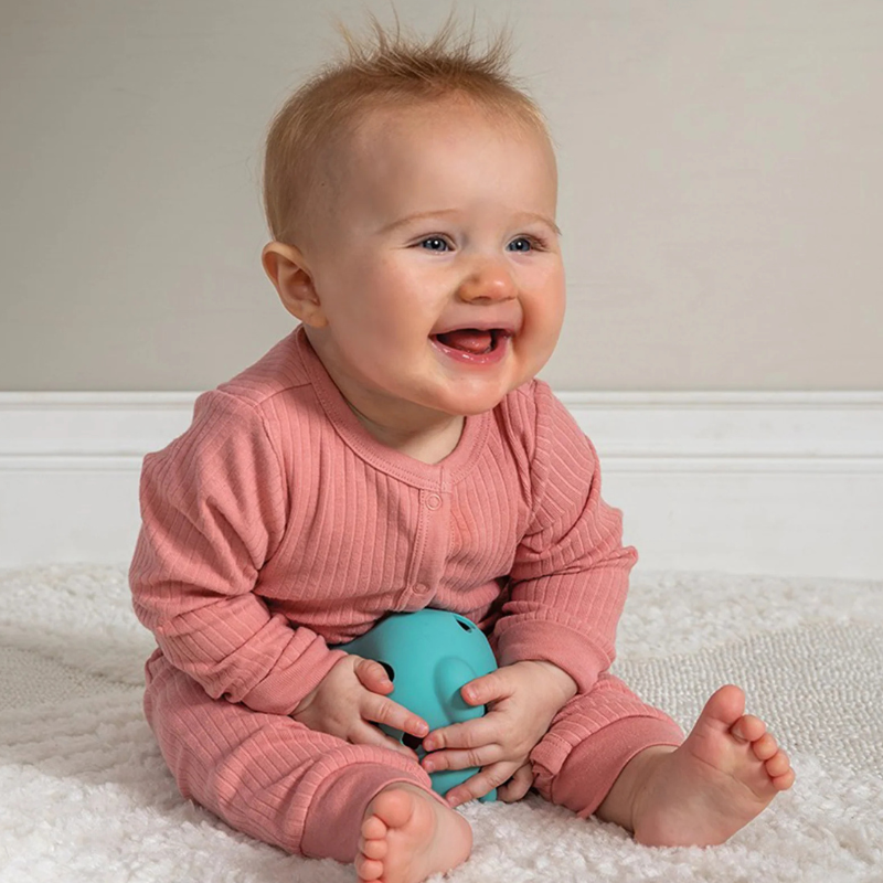 Silicone - Teddy Rattle - 5" – Little Peeps