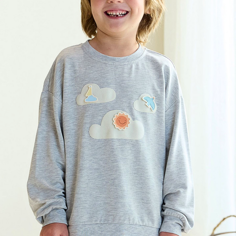 Sail Away-French Terry Velcro Sweatshirt – Little Peeps