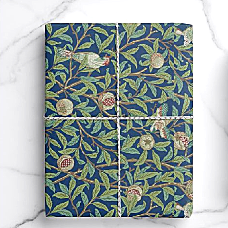 Premium Single Sheet Wrapping Paper- Morris Leaves – Little Peeps